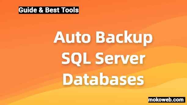Auto Backup SQL Server Databases: Guide & Best Tools